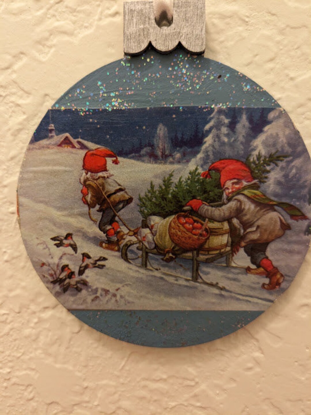 Scandinavian Christmas Ornament Santa Nisse Tomte - Etsy