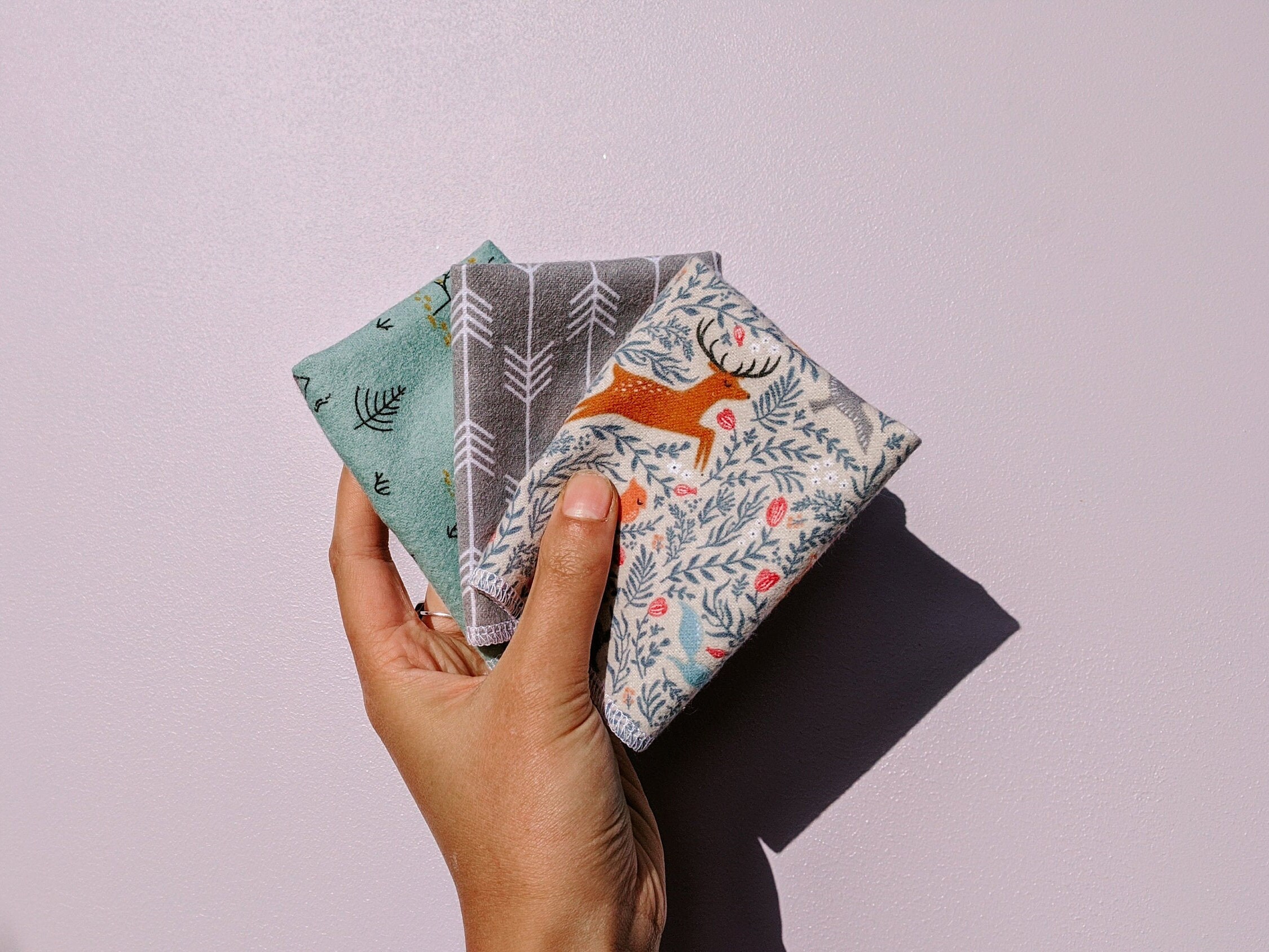 Set of 3 Flannel Handkerchiefs - Etsy Australia