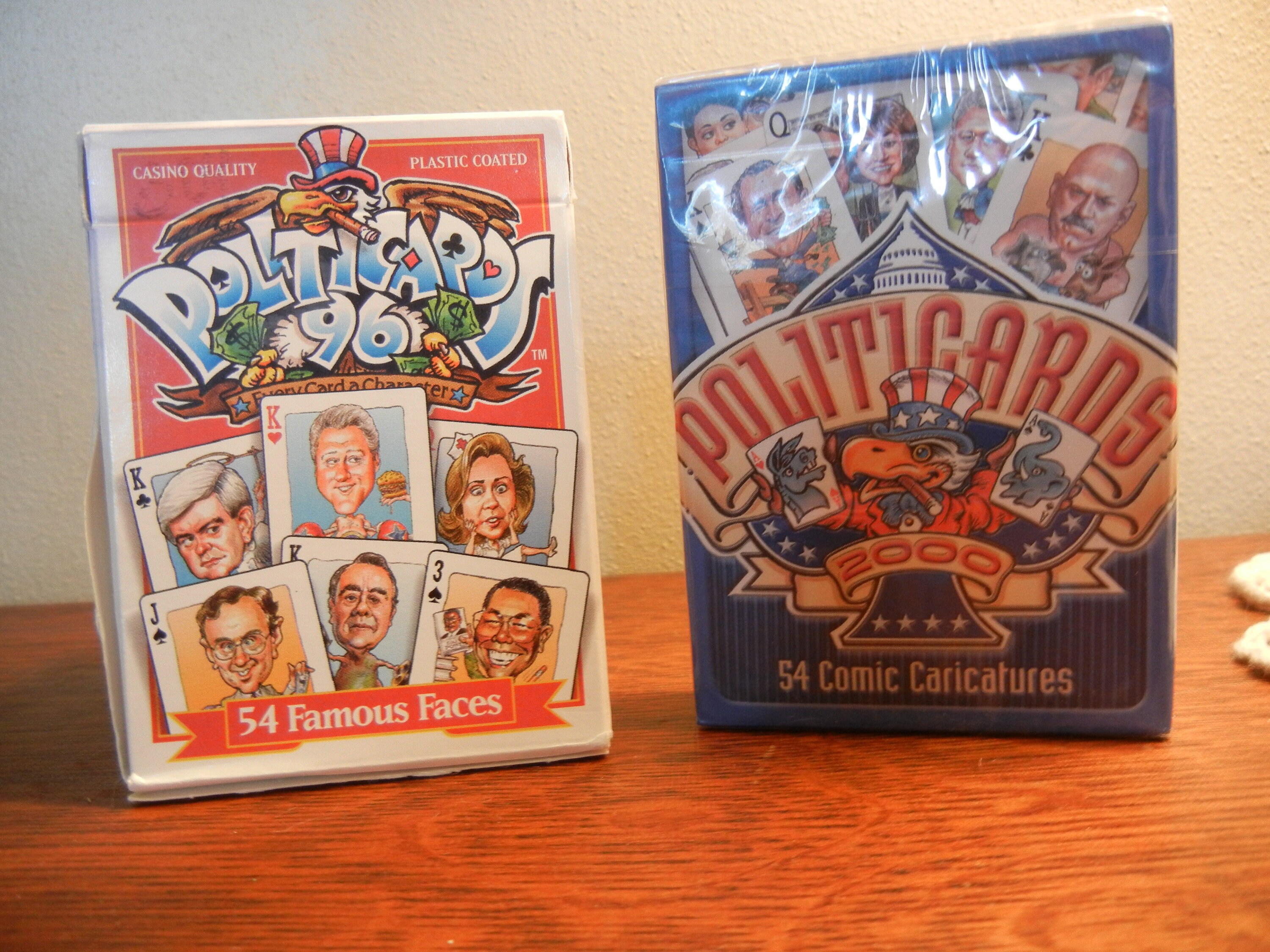 Vintage Politicards Political Caricature Playing Cards 2000 1996 - Etsy