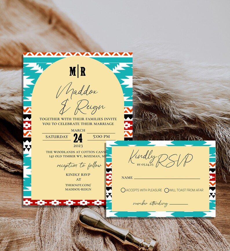 Rustic Wedding Invitation - Cowboy Invitation - Western - Southern ...
