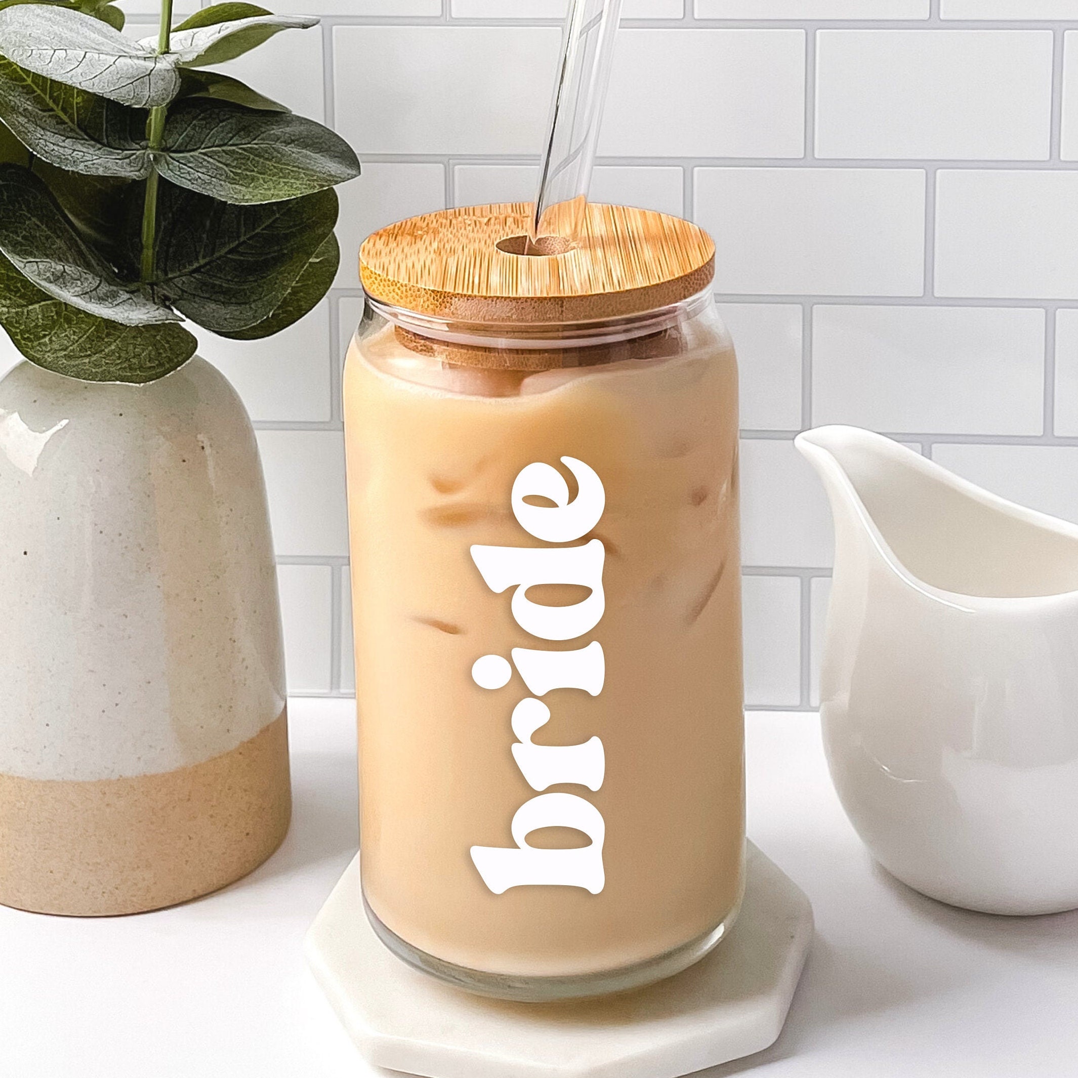 Wifey Bride Gifts for Bride Bridal Party Clear Glass - Etsy