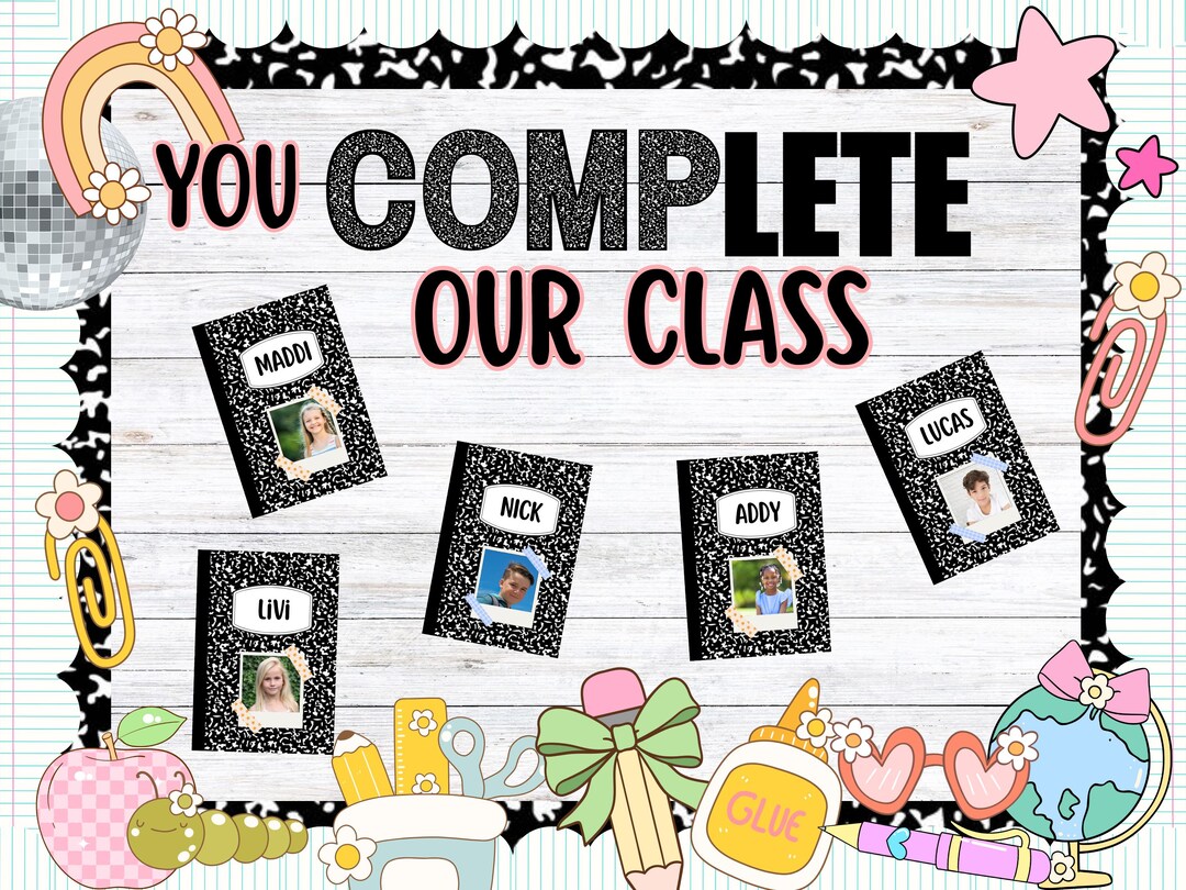Composition Notebook Classroom Decor - Classroom Bundle - Elementary ...