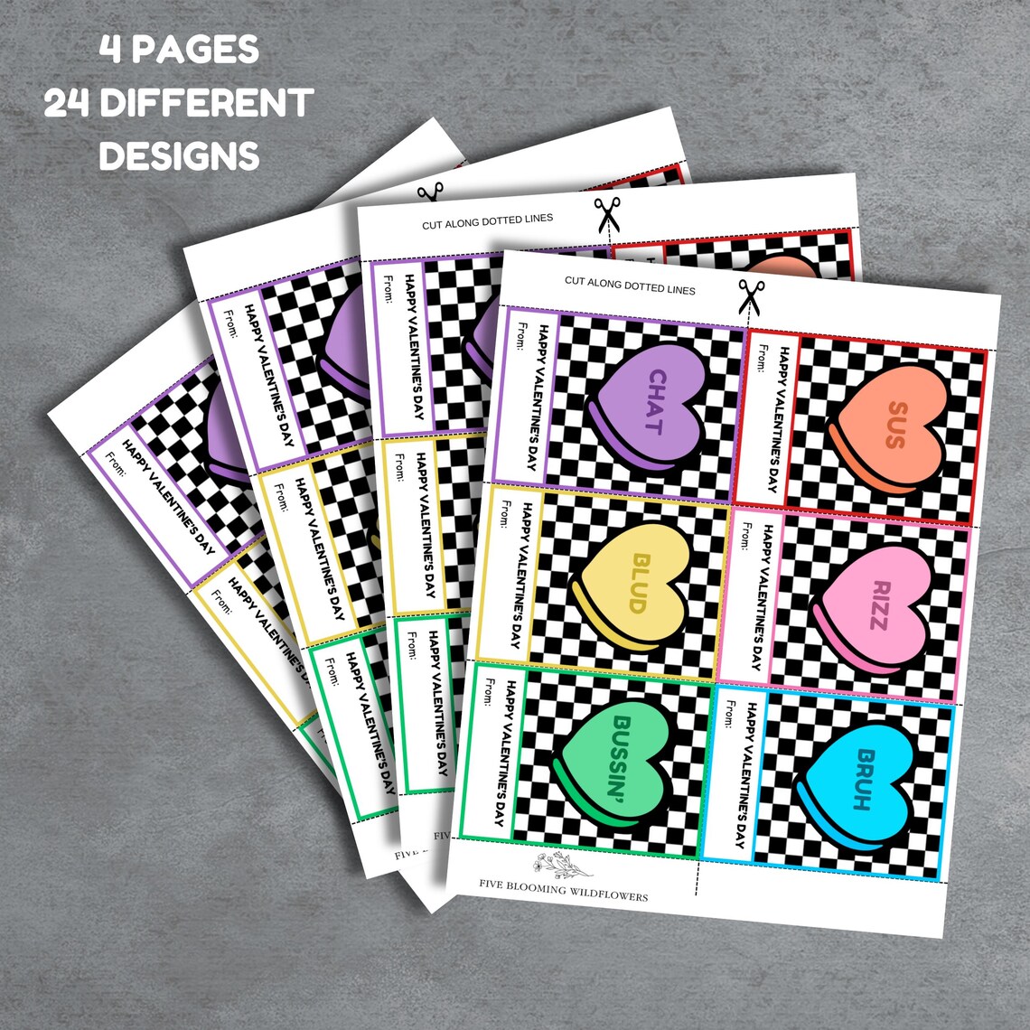 Slang Candy Hearts, Bruh, Teen, Classroom Valentine Cards, Boys, Tween ...