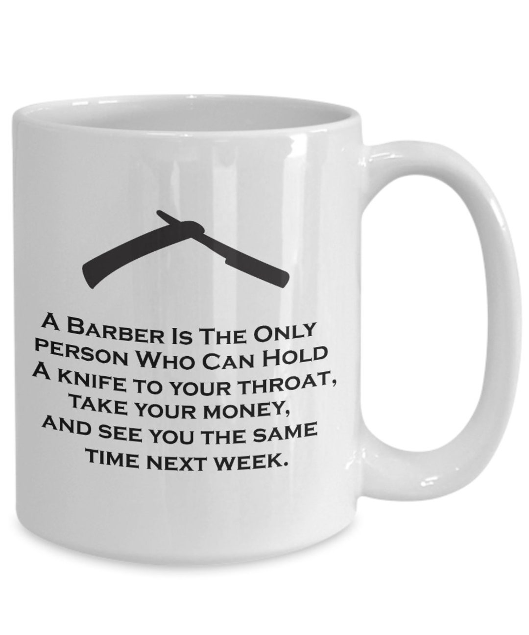 Barber Mug Barber Coffee Mug Funny Barber Gifts Gift for - Etsy