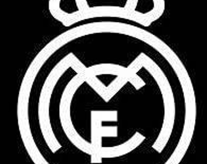Real Madrid FC Logo Vinyl Decal Stickers for Car - Etsy