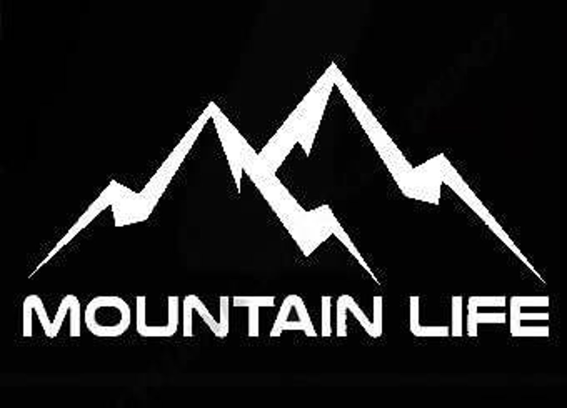Mountain Life Vinyl Decal Sticker - Etsy