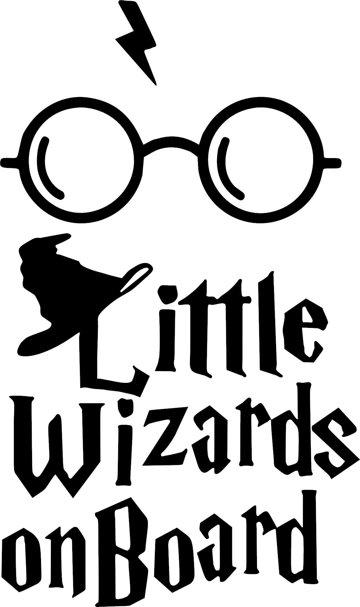Baby on Board Little Wizard on Board Vinyl Decal Sticker for - Etsy Canada