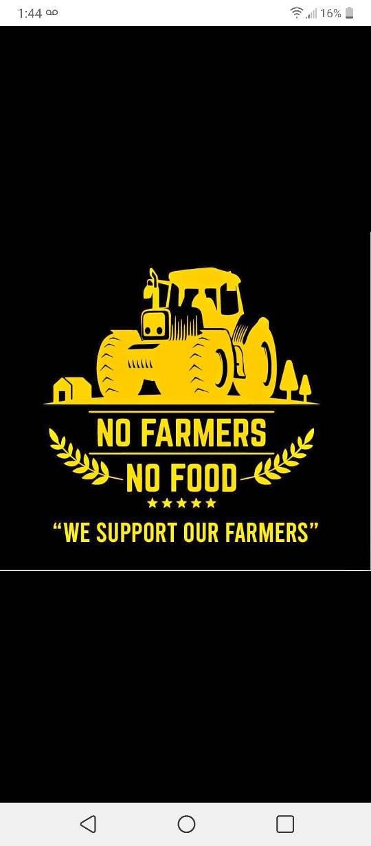 Farmer Protest No Farmers No Food Decal Sticker - Etsy Canada