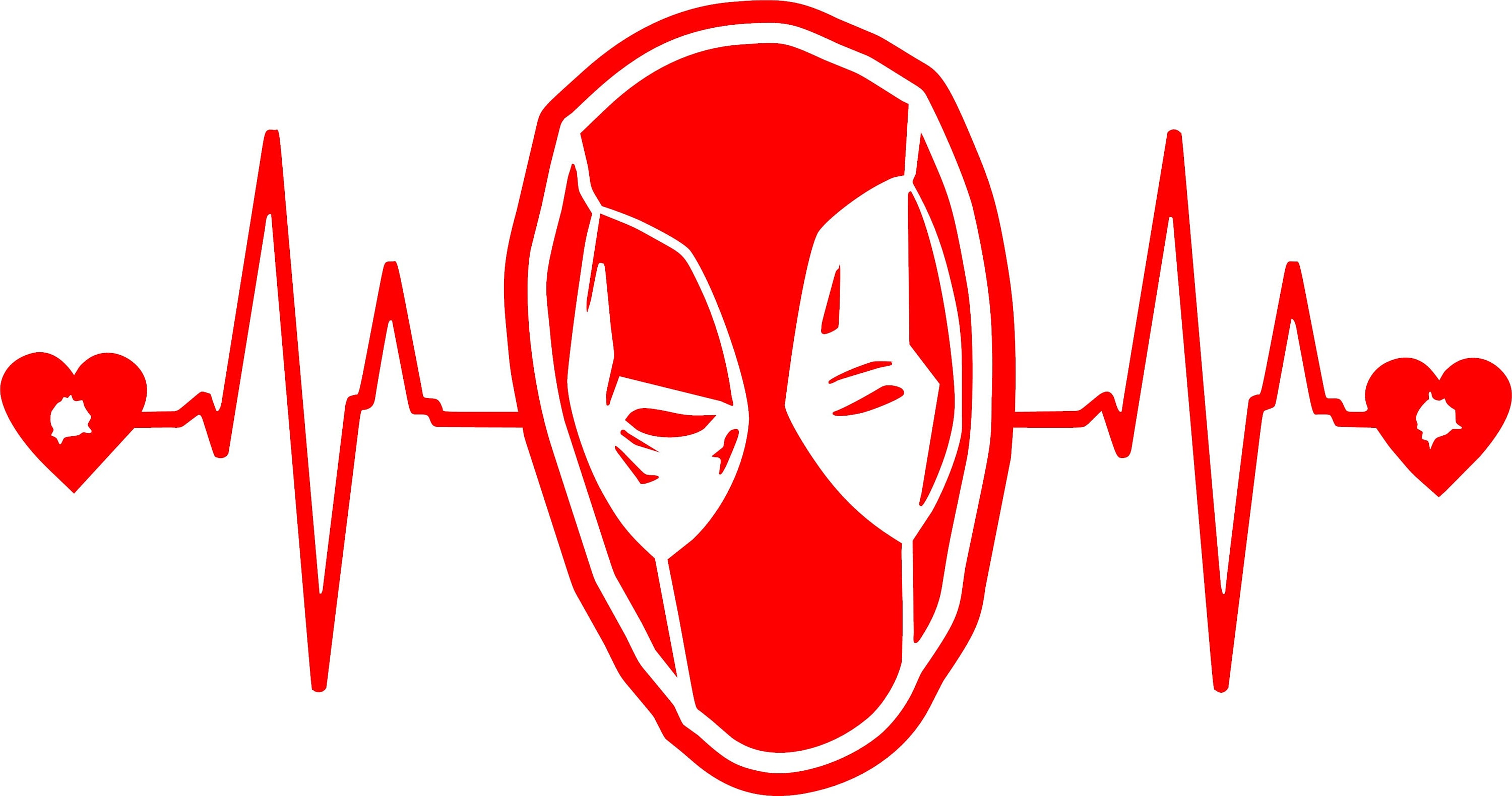 Deadpool Vinyl Decal Stickers for Car - Etsy UK