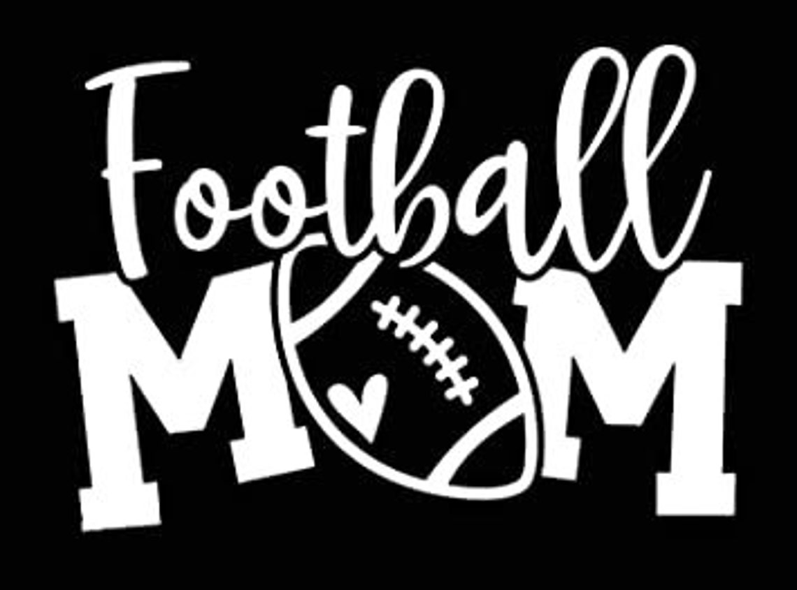 Football Mom Vinyl Decal Stickers for Car - Etsy