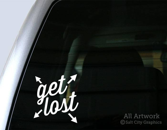 Let's Get Lost Vinyl Decal Sticker - Etsy