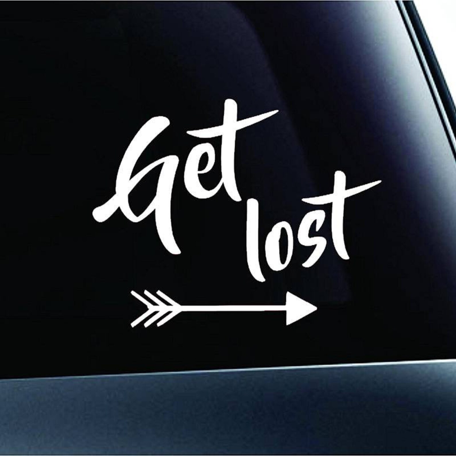 Buy Let's Get Lost Vinyl Decal Sticker Online in India - Etsy