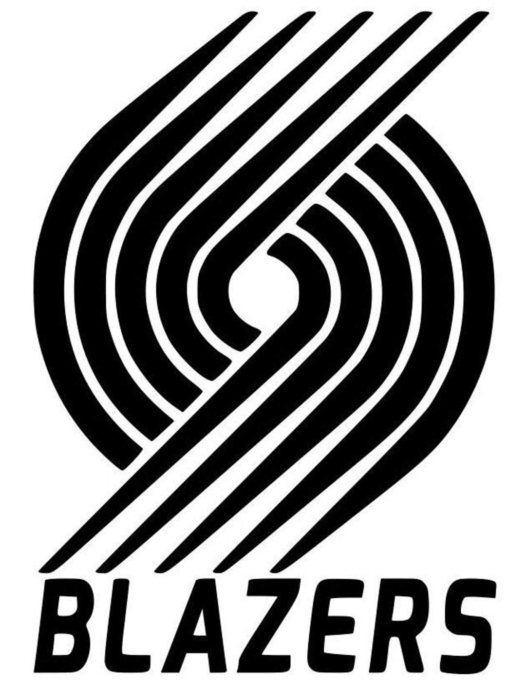 NBA Portland Trailblazers Vinyl Decal Sticker Sport Basketball Team ...