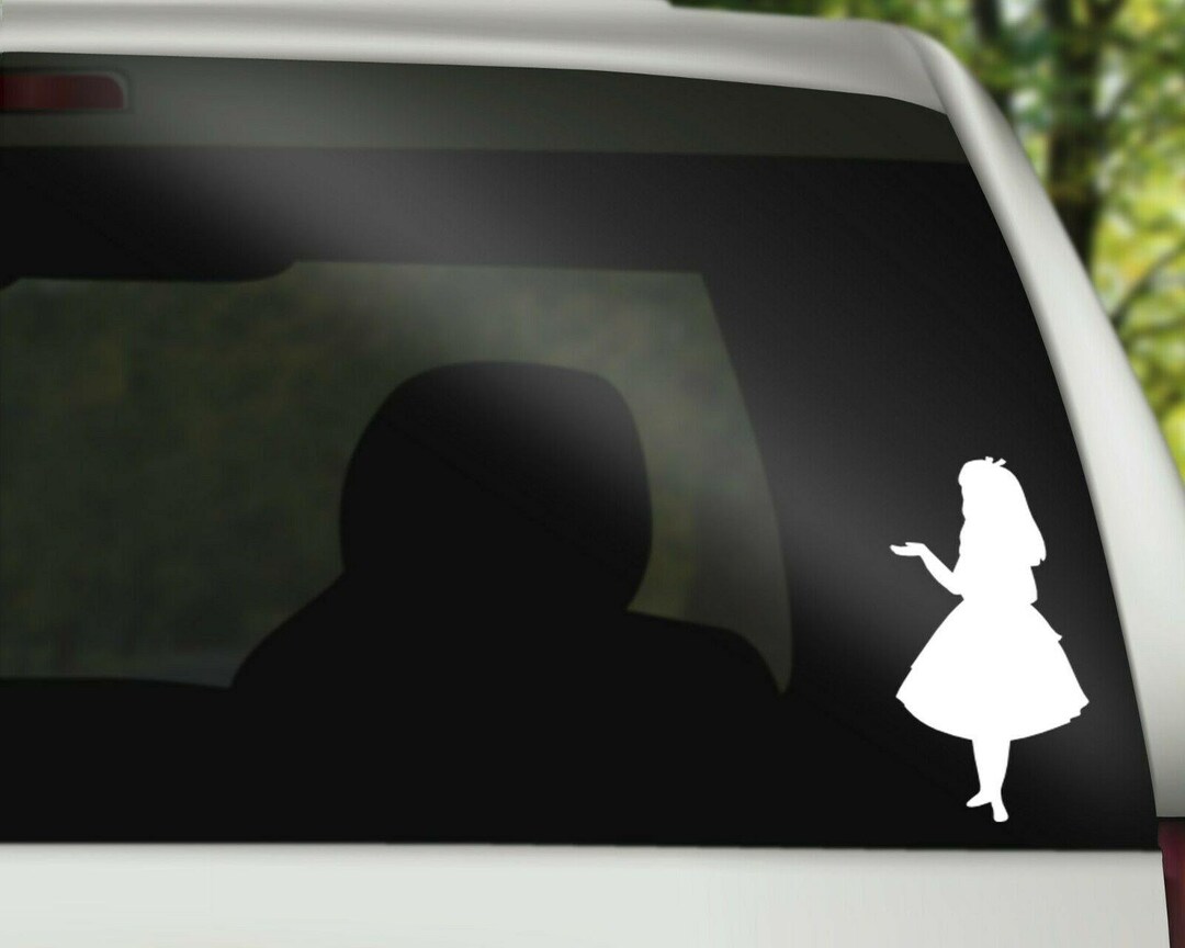 Alice in the Wonderland Vinyl Decal Sticker - Etsy