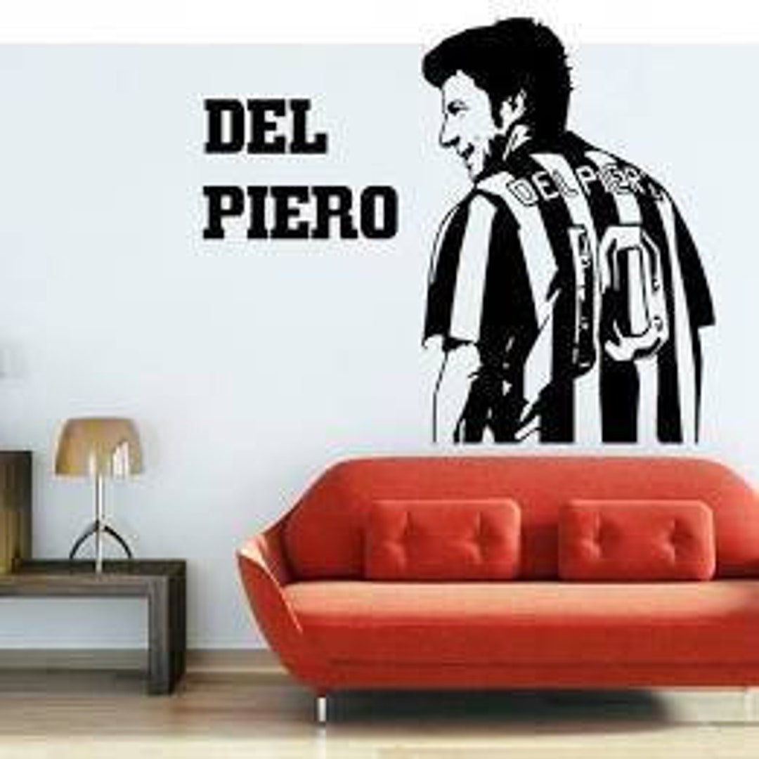 Juventus FC Del Piero Vinyl Decal Stickers for Car - Etsy