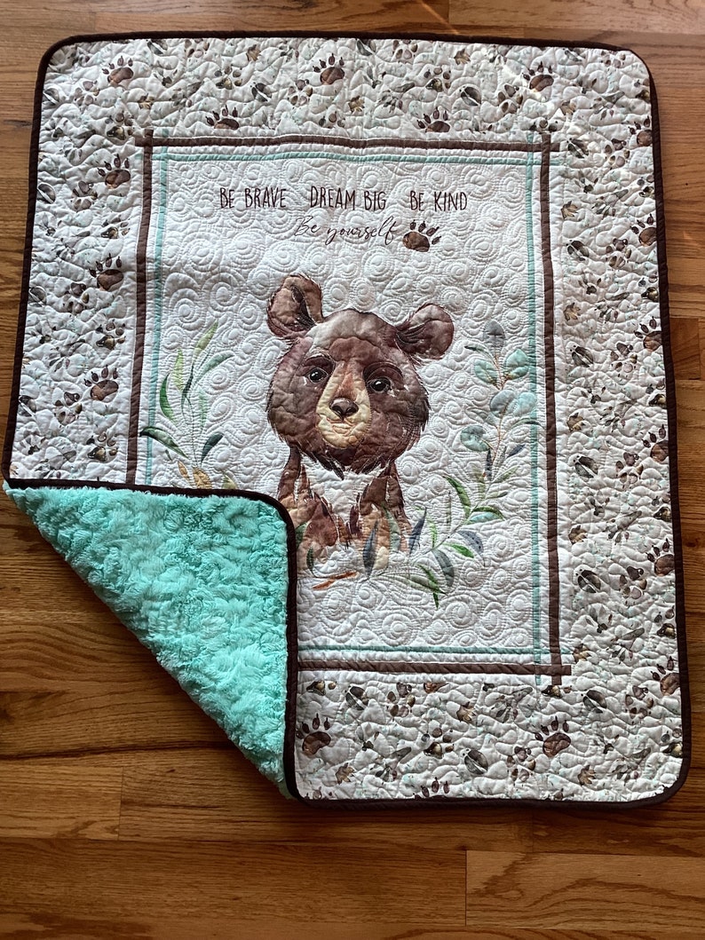 Baby Bear Quilt - Etsy