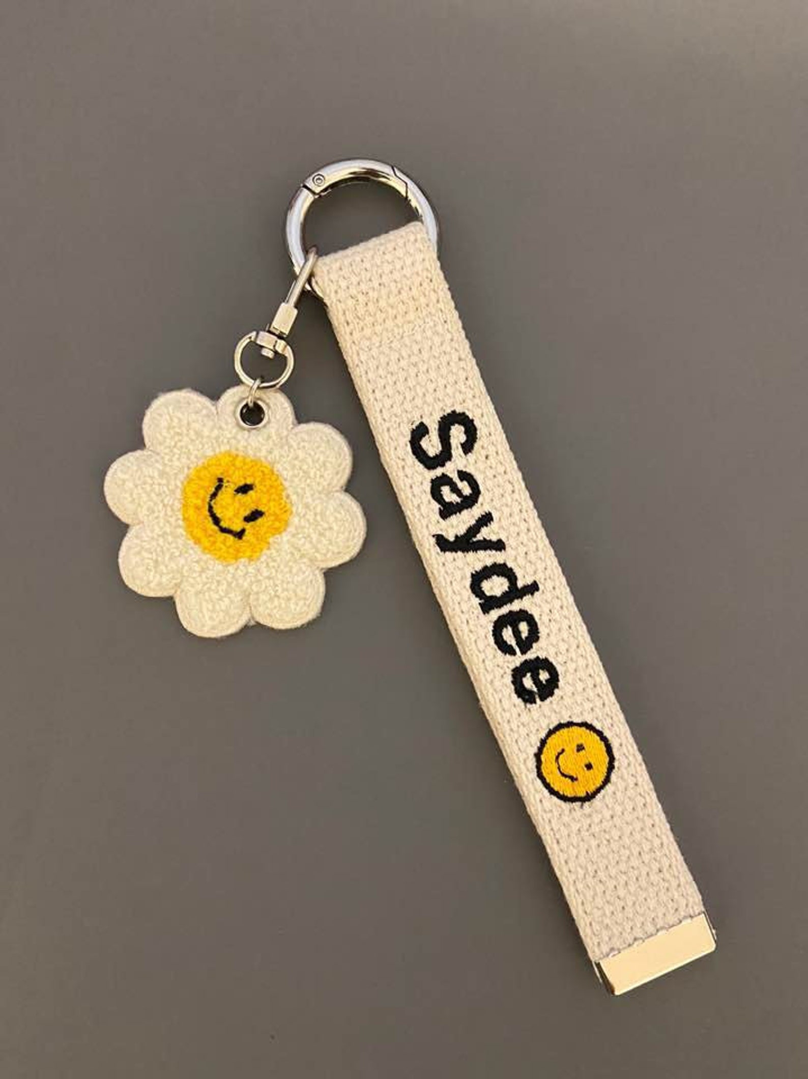 Double Sided Personalized Name Tag Custom Key Chain Bag Name - Etsy