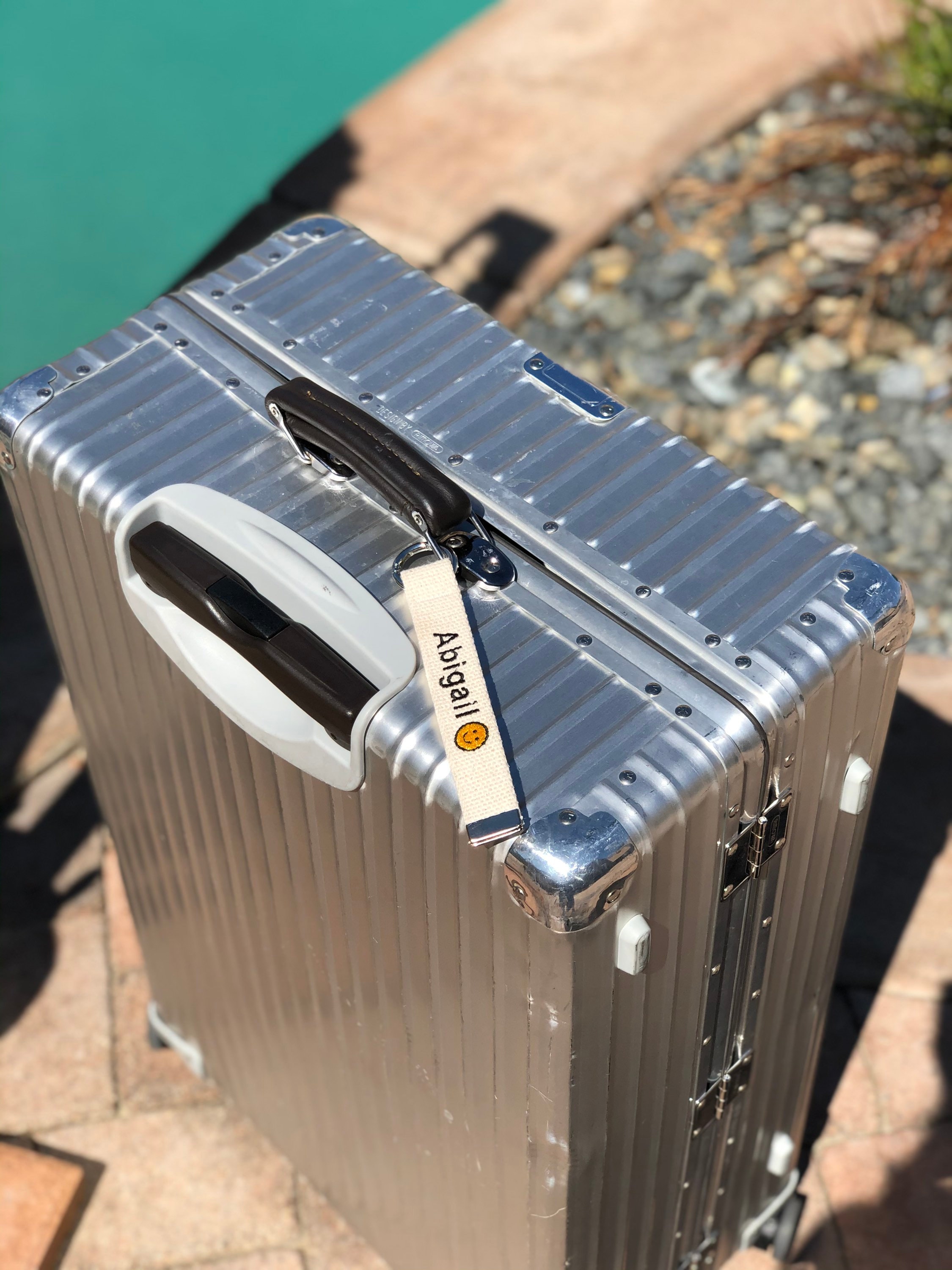 Double Sided Personalized Name Tag Custom Key Chain Bag Name - Etsy