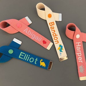 Personalized Name Tag, Ribbon Type, Custom Key Chain, Bag Name Tag, Bag ...