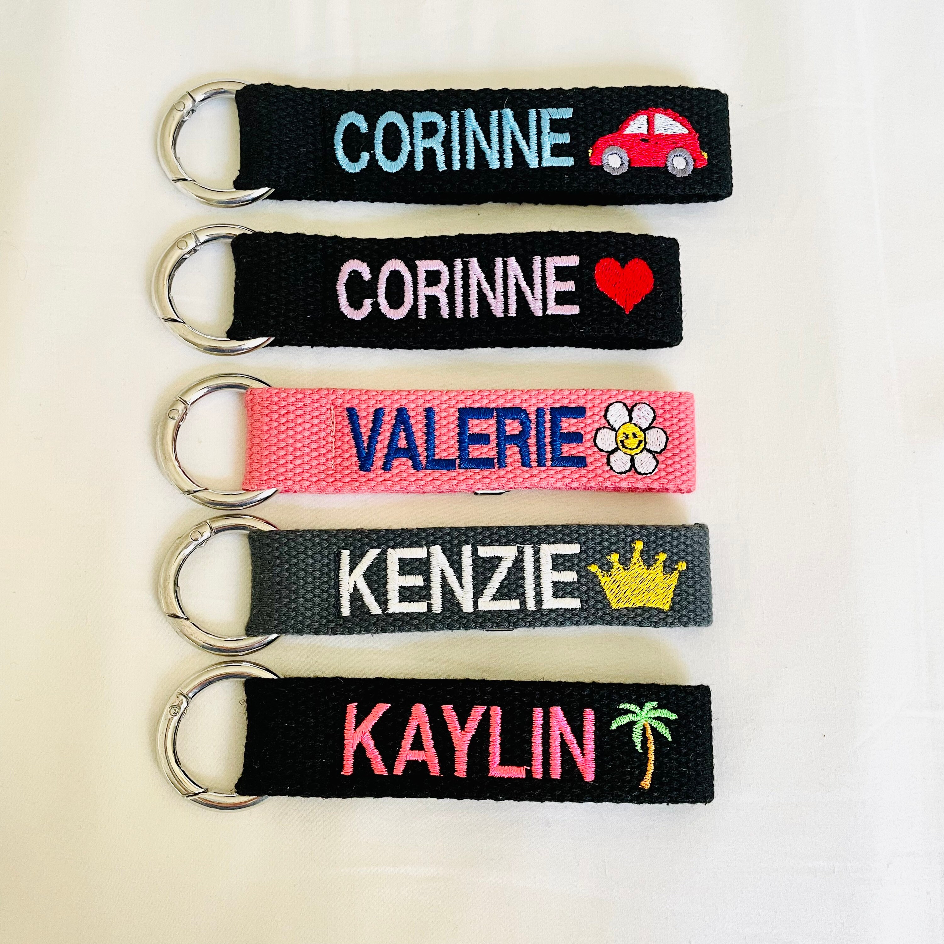 Personalized Name Tag O Ring Custom Key Chain Bag Name Tag - Etsy