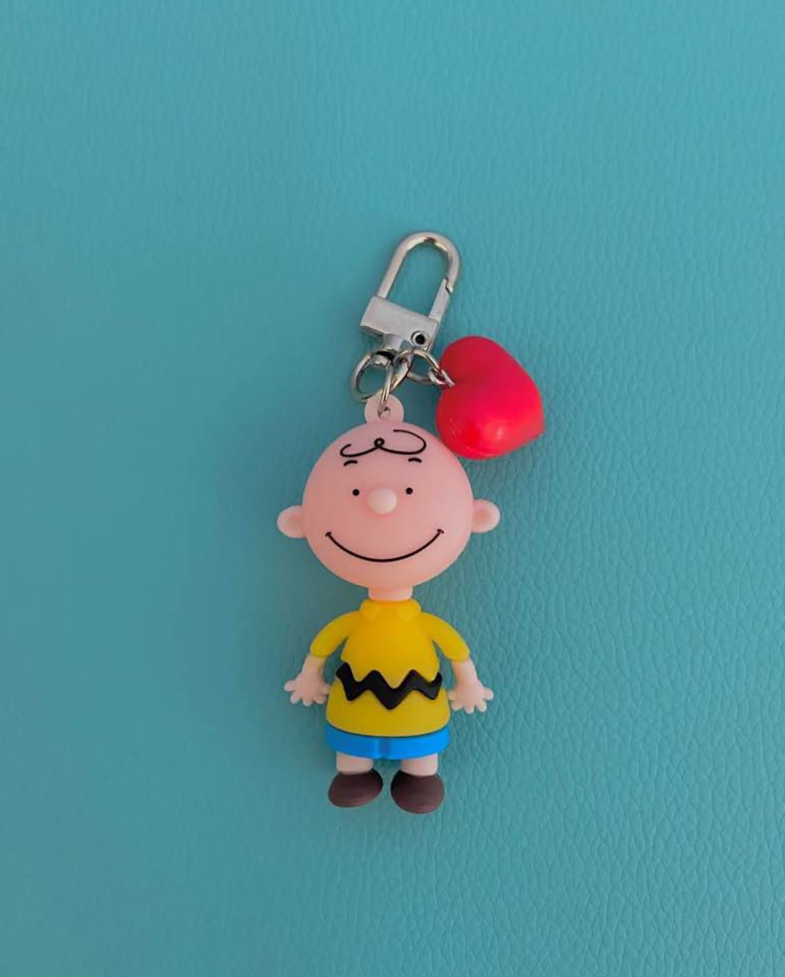 Bag Charm Snoopy Charlie Brown Heart Charm Bag | Etsy
