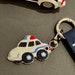 Police Car Personalized Name Tag, Car Custom Key Chain, Bag Name Tag ...
