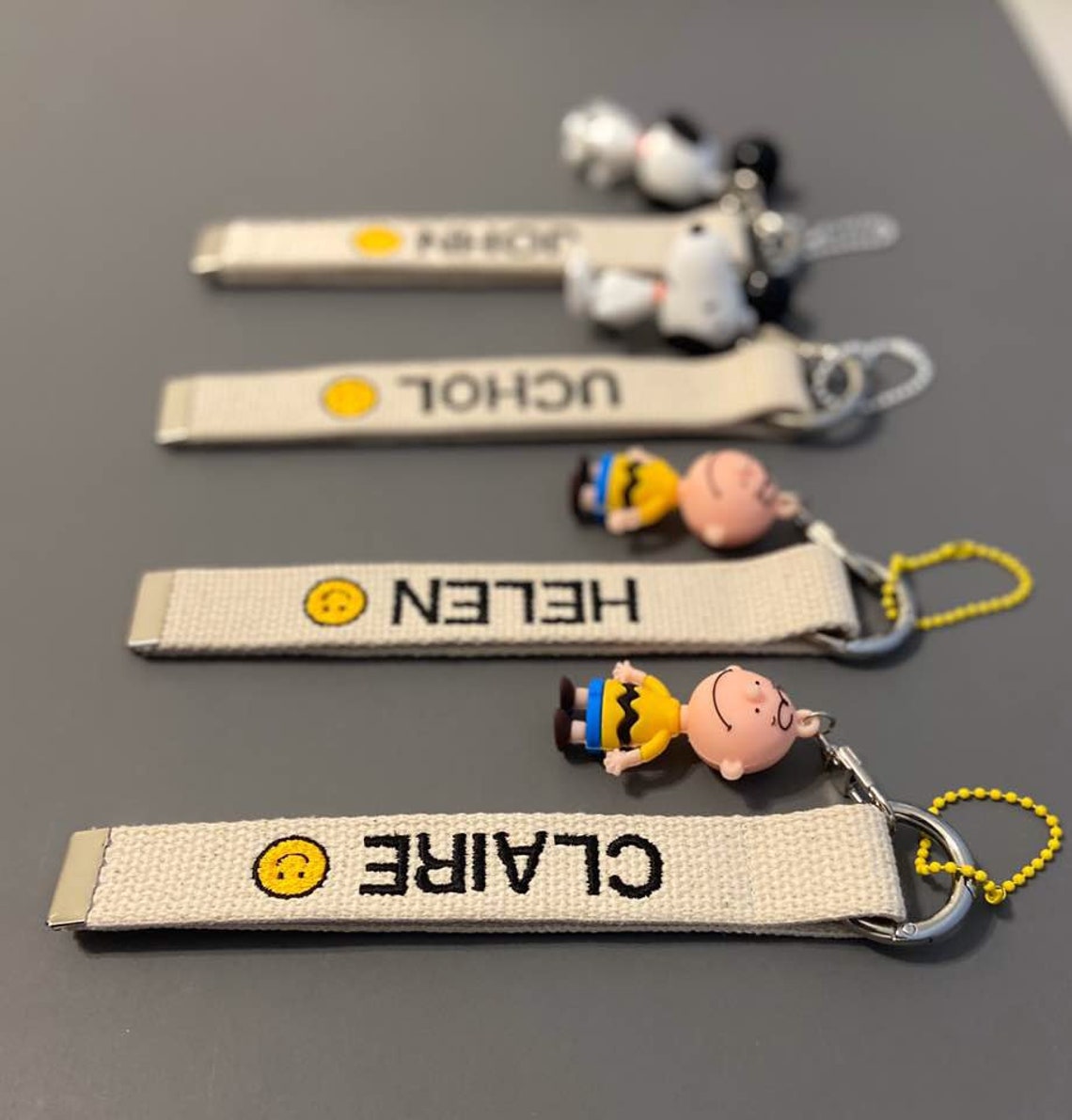 Double Sided Personalized Name Tag Custom Key Chain Bag Name - Etsy