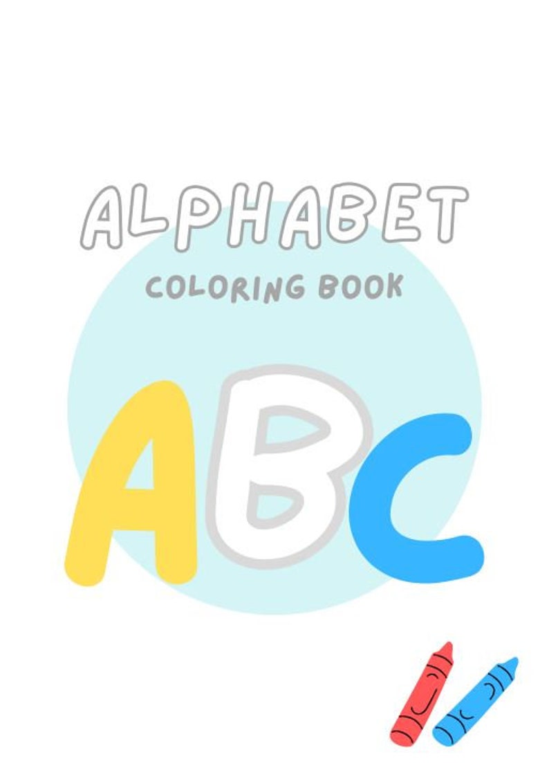 Preschool Alphabet of the Week Learn Colors pre-k - Etsy