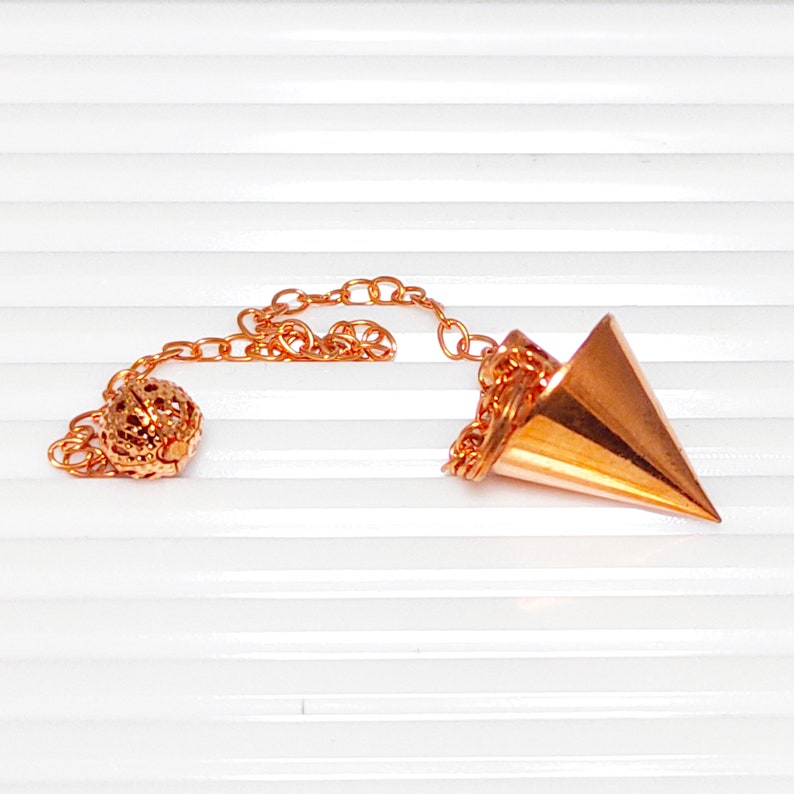 Copper Metal Well Balanced Divination Meditation Pendulum, Dowsing ...