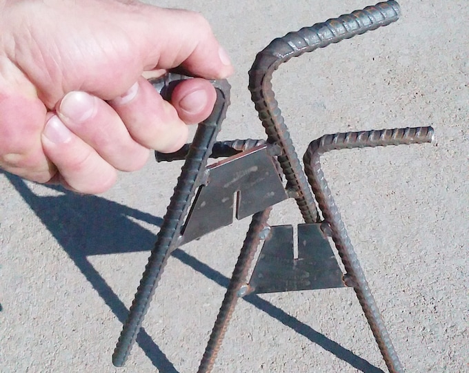 Vertical Fire Pit Stand Small Trivet Dutch Oven Stand Take Apart ...