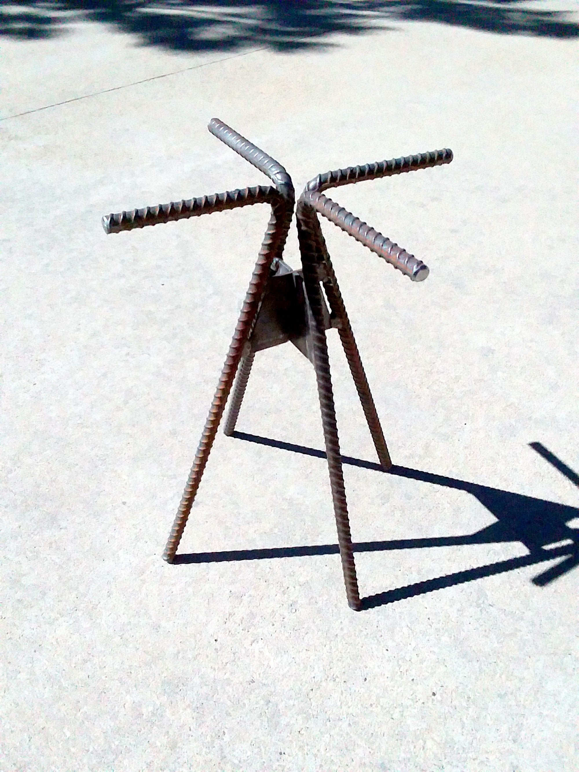 Vertical fire pit stand Large Trivet Dutch Oven Stand | Etsy