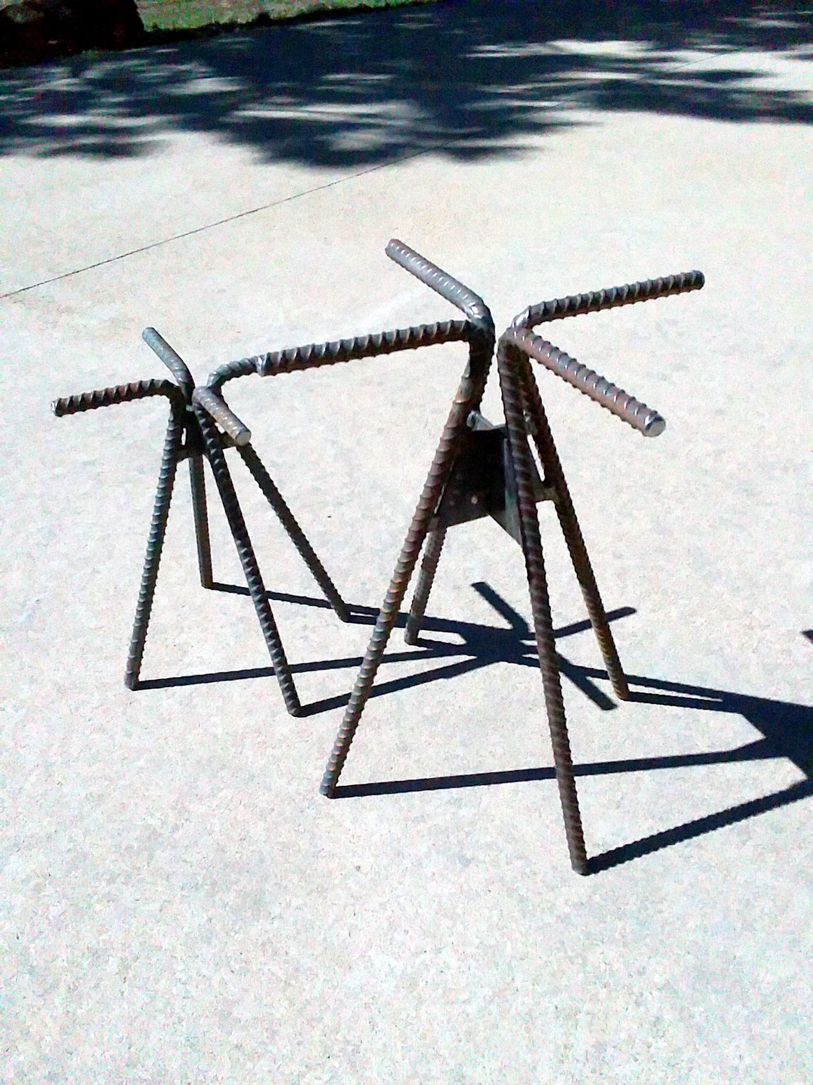 Vertical fire pit stand Large Trivet Dutch Oven Stand | Etsy