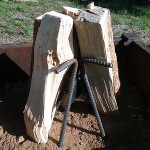 Vertical Fire Pit Stand Small Trivet Dutch Oven Stand - Etsy