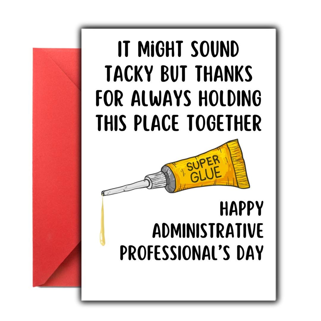 Administrative Professionals Day Card, Secretary Card, Executive ...