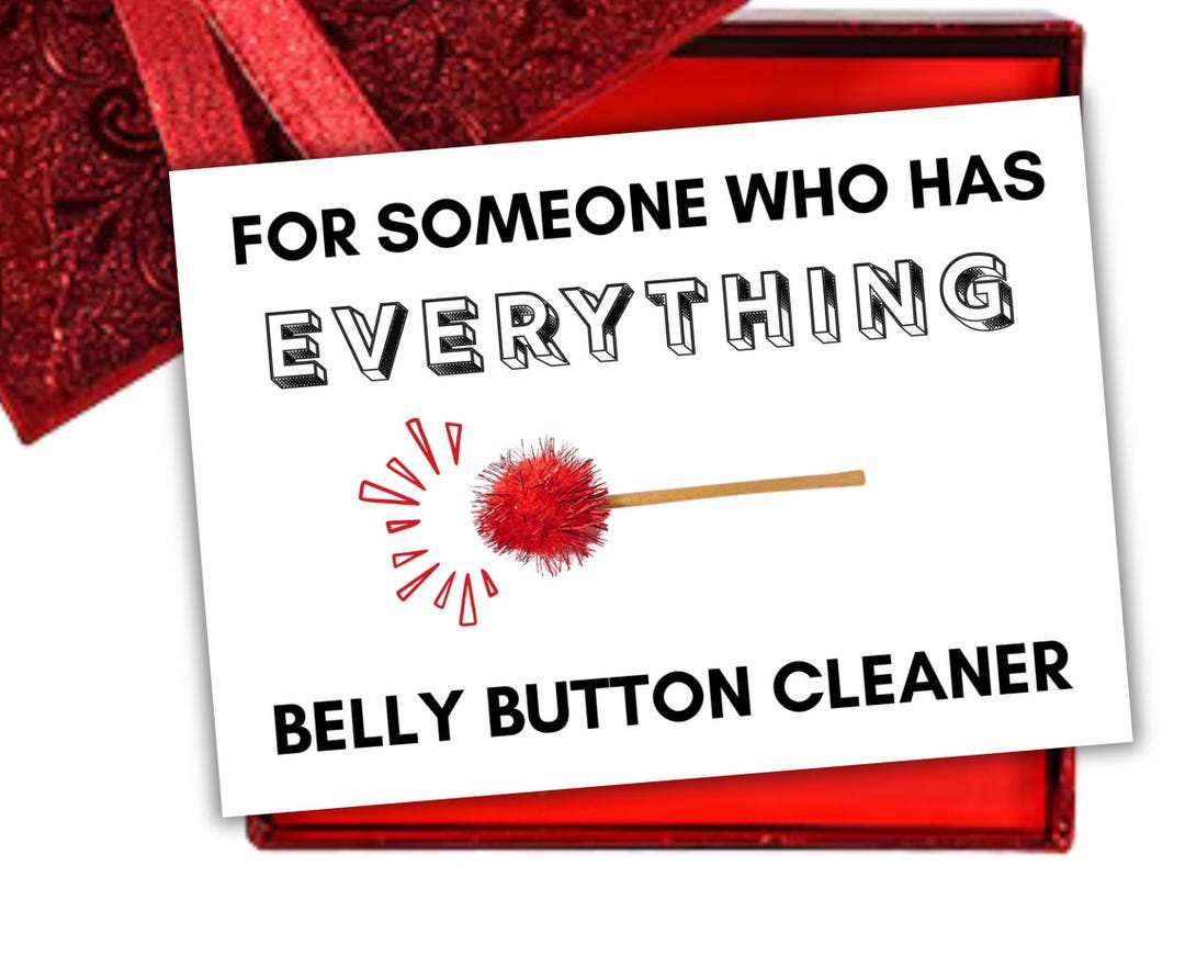 Belly Button Brush, Gag Gift Stocking Stuffer, Belly Button Cleaner ...