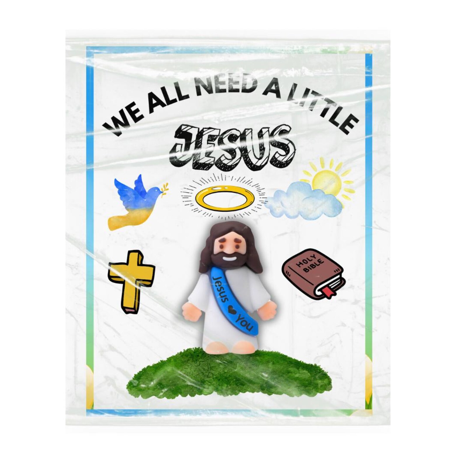 Little Jesus Cards in Bulk, Jesus Pocket Cards Set of 5 for Church ...