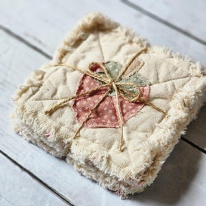 Primitive Strawberry Drink Coasters, Rustic Summer Collection Farmhouse ...