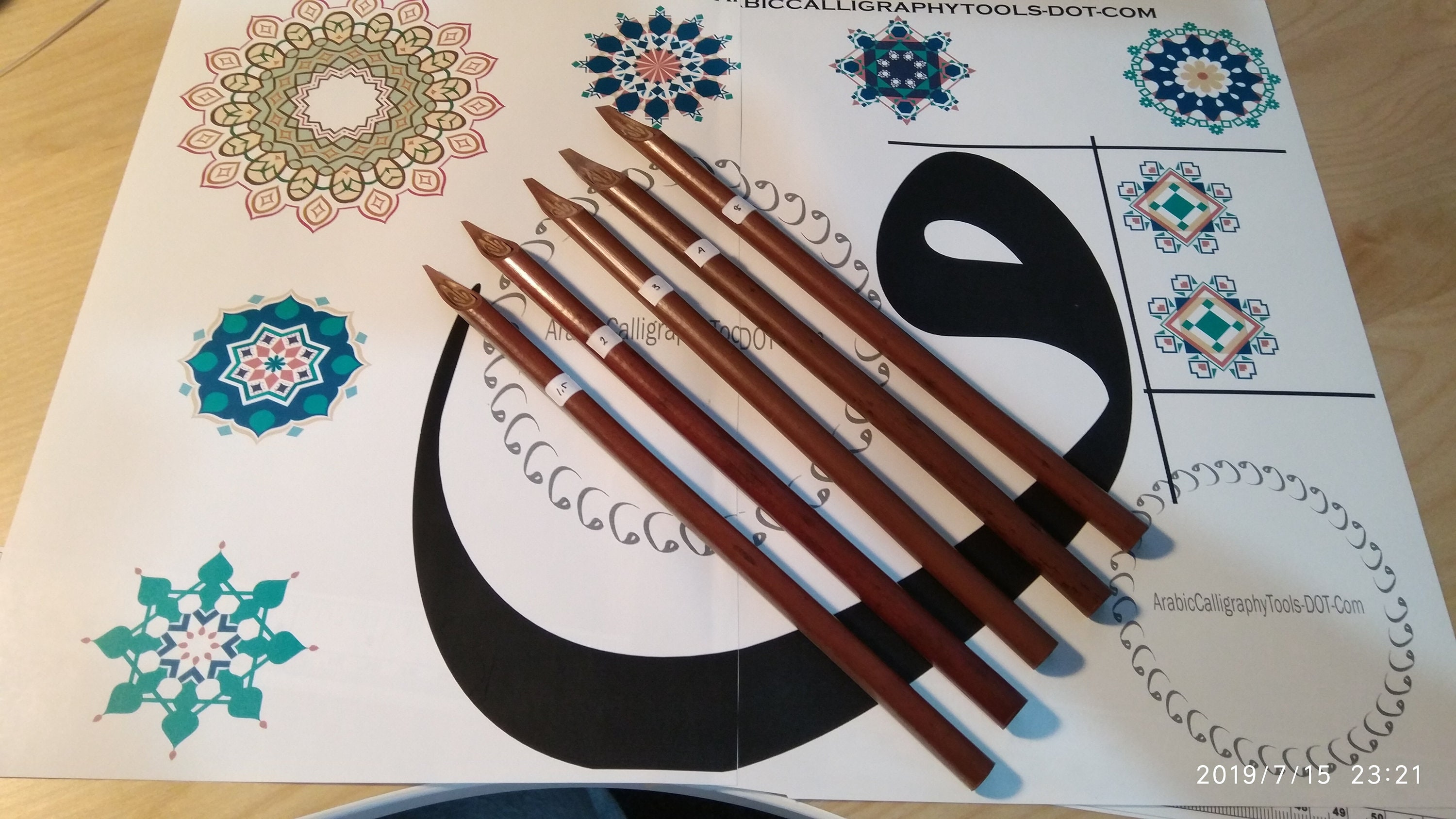 Arabic Calligraphy Reed Pen Qalam Kalam Bamboo-handam Urdu Farsi HANDAM ...