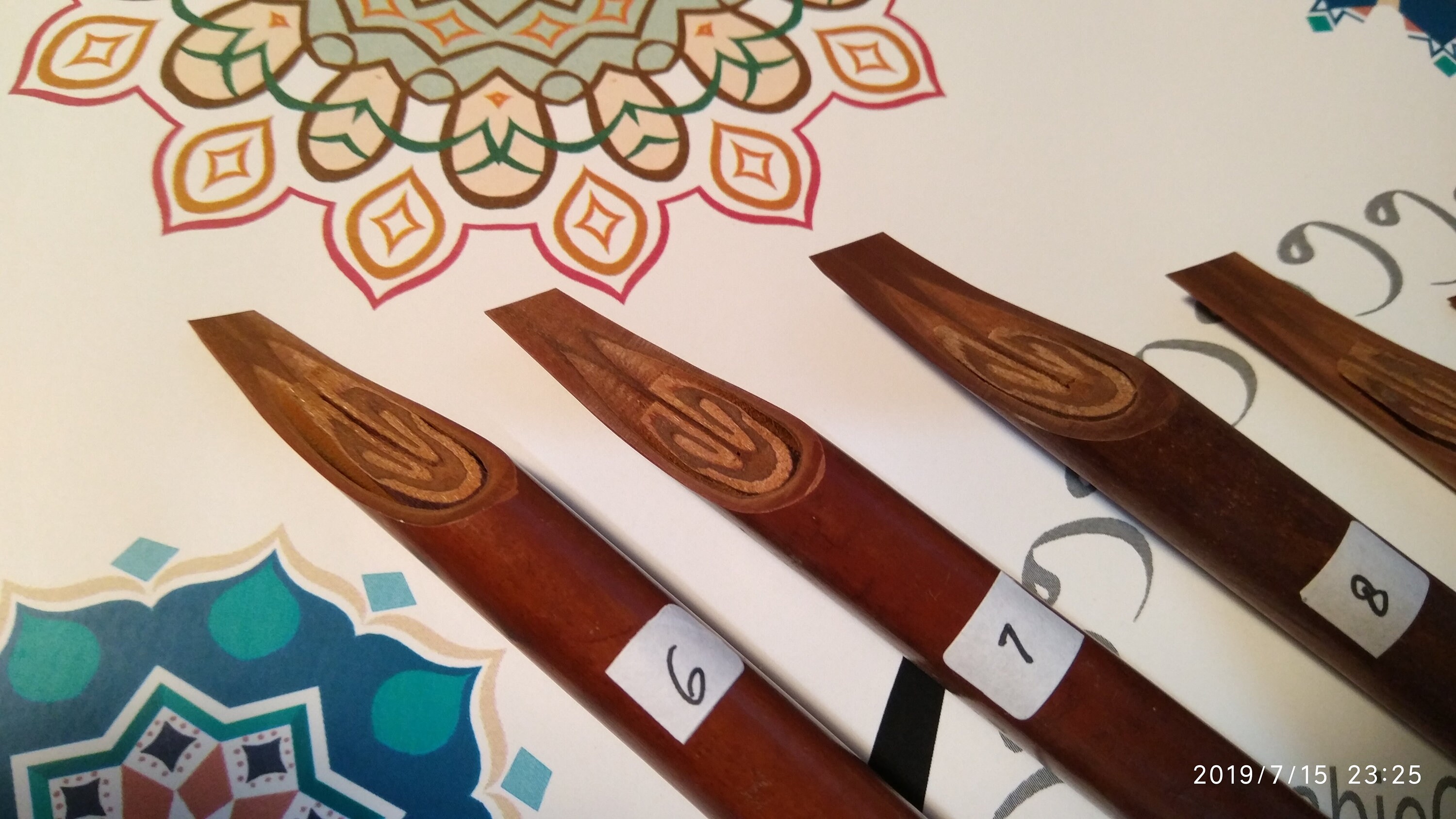 Arabic Calligraphy Reed Pen Qalam Kalam Bamboo-handam Urdu Farsi HANDAM ...