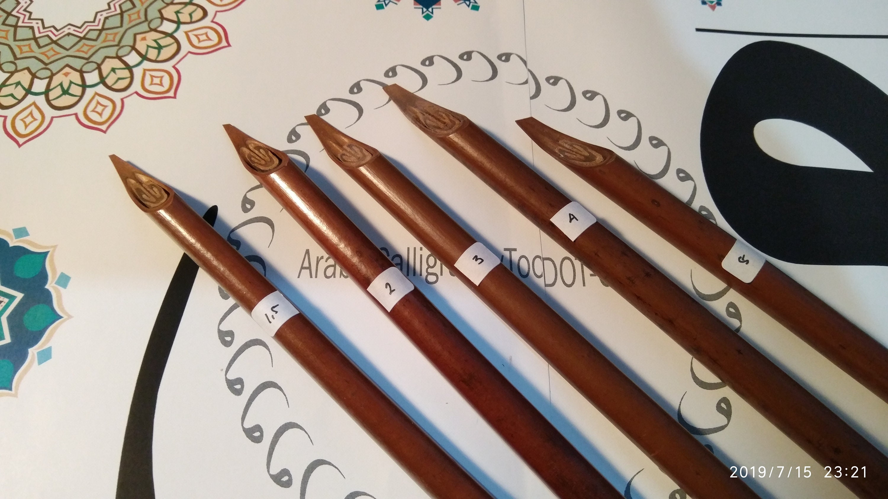 Arabic Calligraphy Reed Pen Qalam Kalam Bamboo-handam Urdu Farsi HANDAM 1.5-5mm - Etsy
