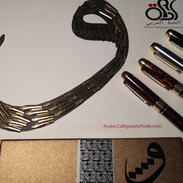 Jinhao Fountain Pen Qalam With Left Oblique Nib for Arabic, Farsi ...