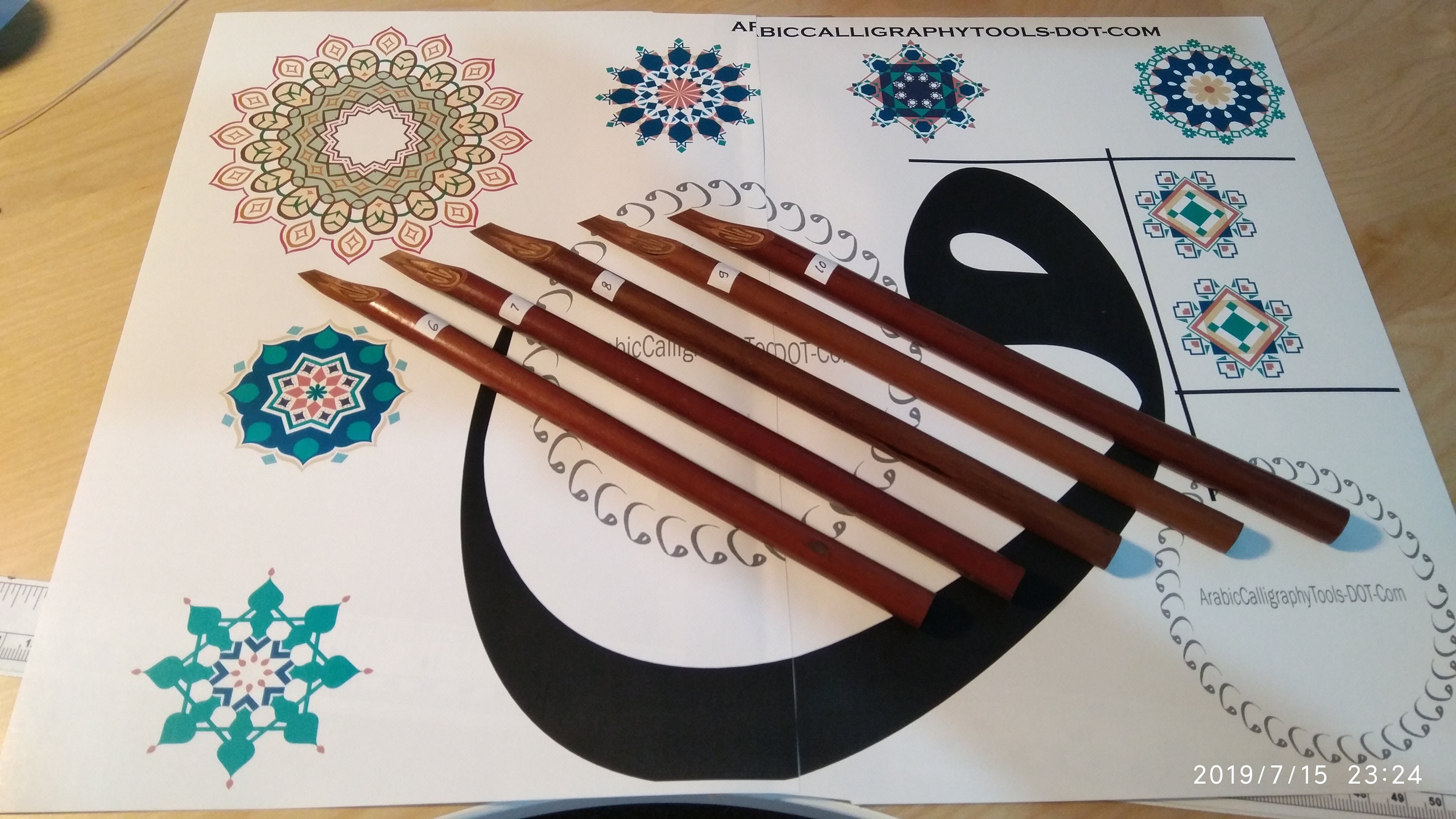 Arabic Calligraphy Reed Pen Qalam Kalam Bamboo-handam Urdu Farsi HANDAM ...