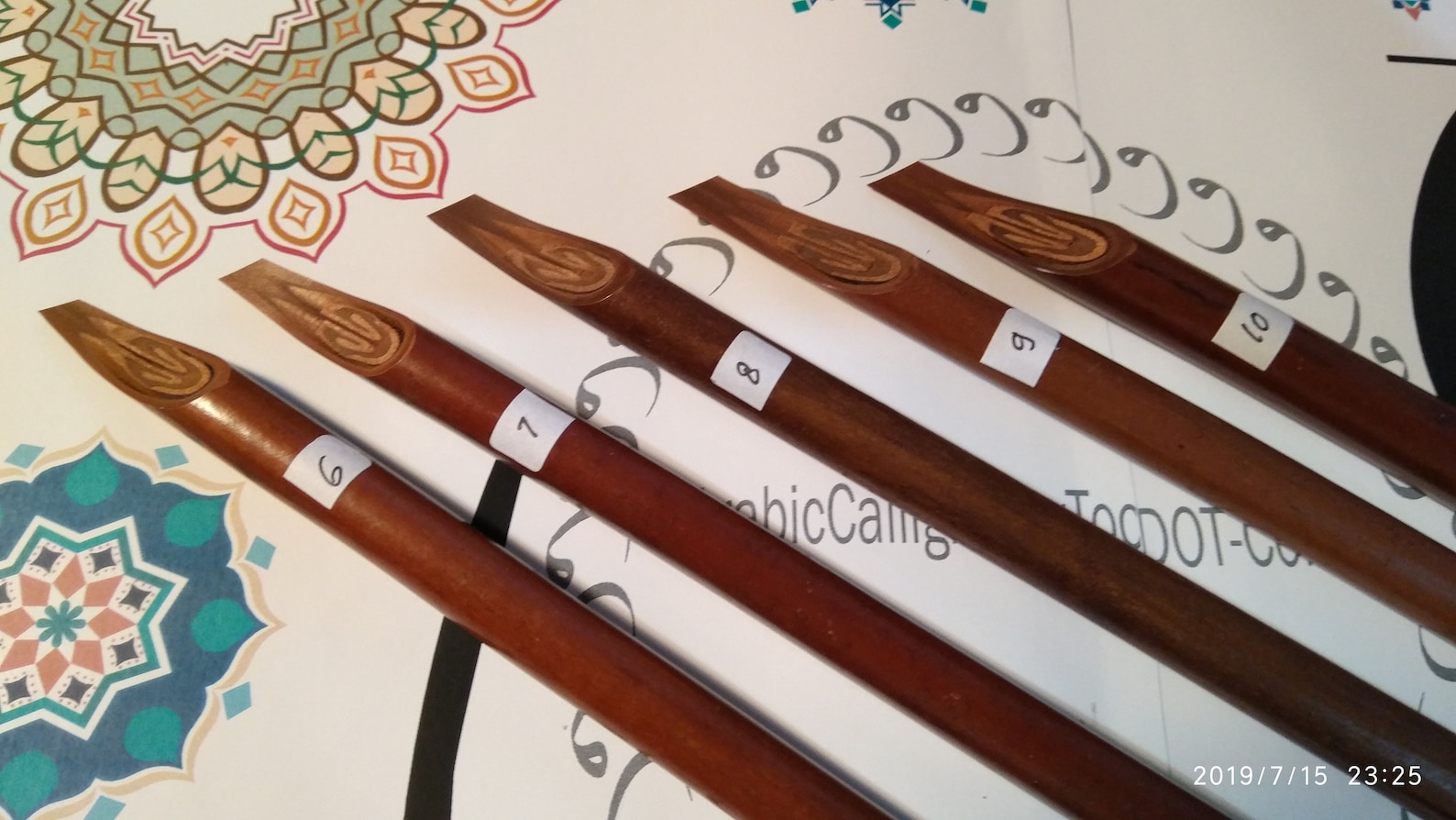 Arabic Calligraphy Reed Pen Qalam Kalam Bamboo-handam Urdu Farsi HANDAM ...