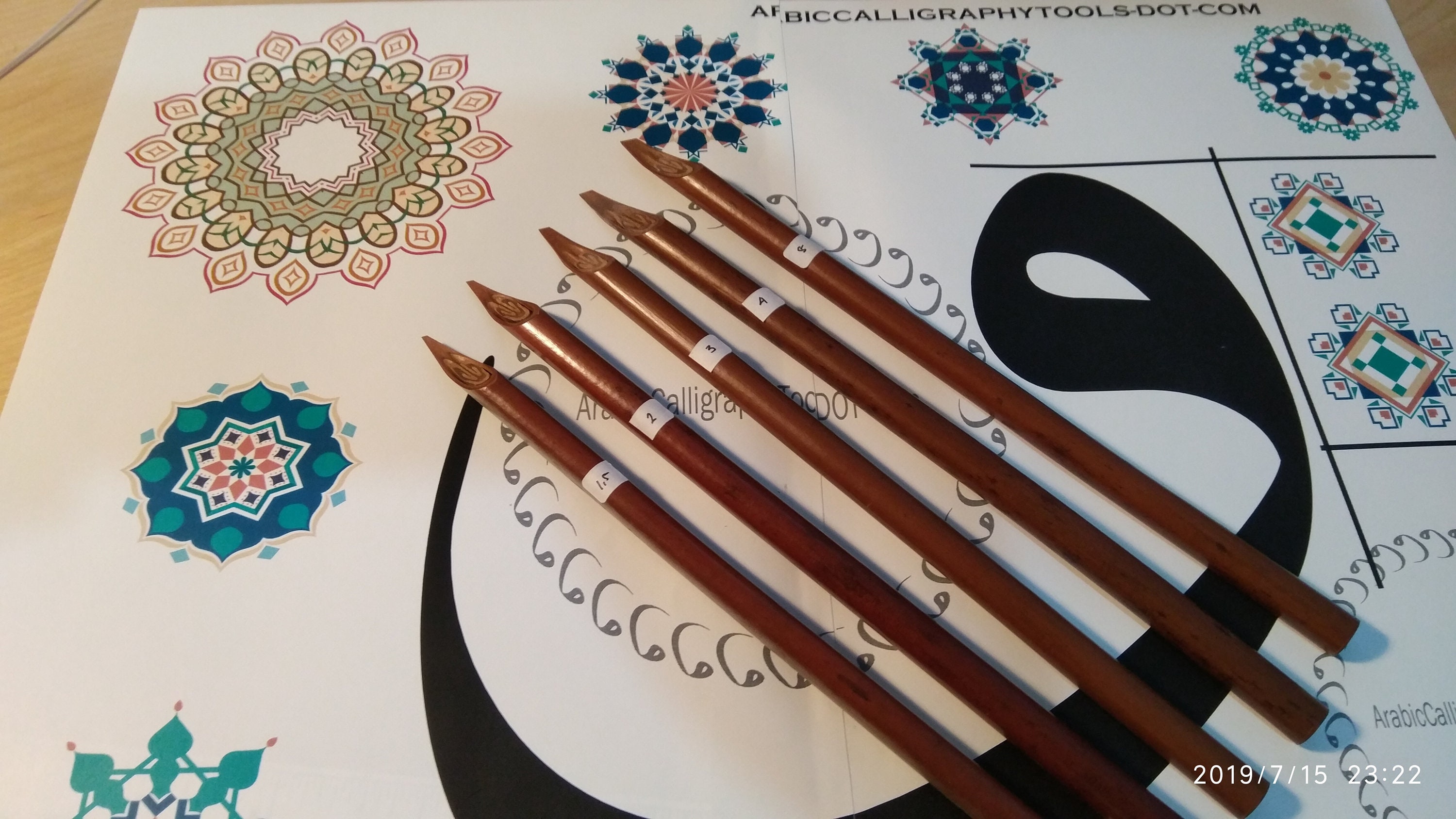 Arabic Calligraphy Reed Pen Qalam Kalam Bamboo-handam Urdu Farsi HANDAM ...
