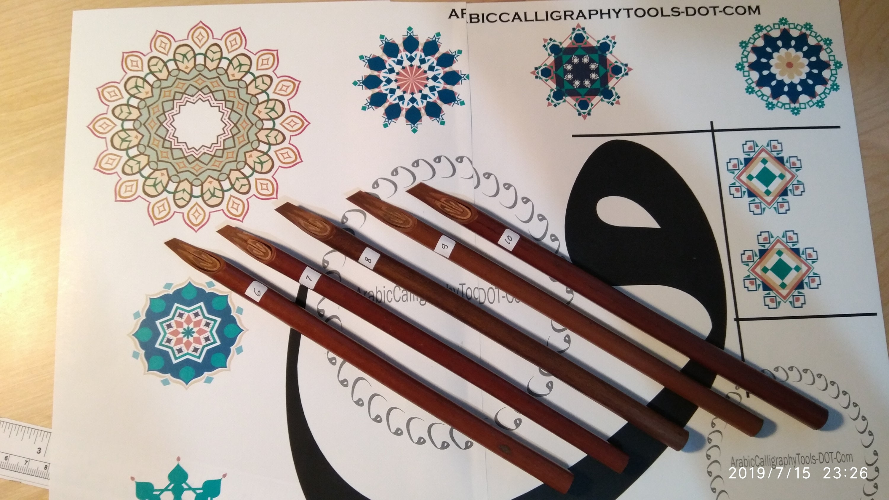 Arabic Calligraphy Reed Pen Qalam Kalam Bamboo-handam Urdu Farsi HANDAM ...