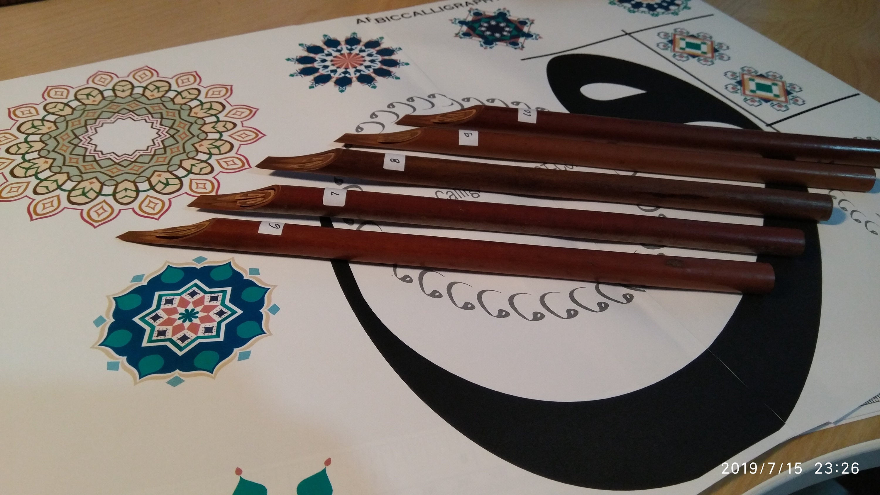 Arabic Calligraphy Reed Pen Qalam Kalam Bamboo-handam Urdu Farsi HANDAM ...