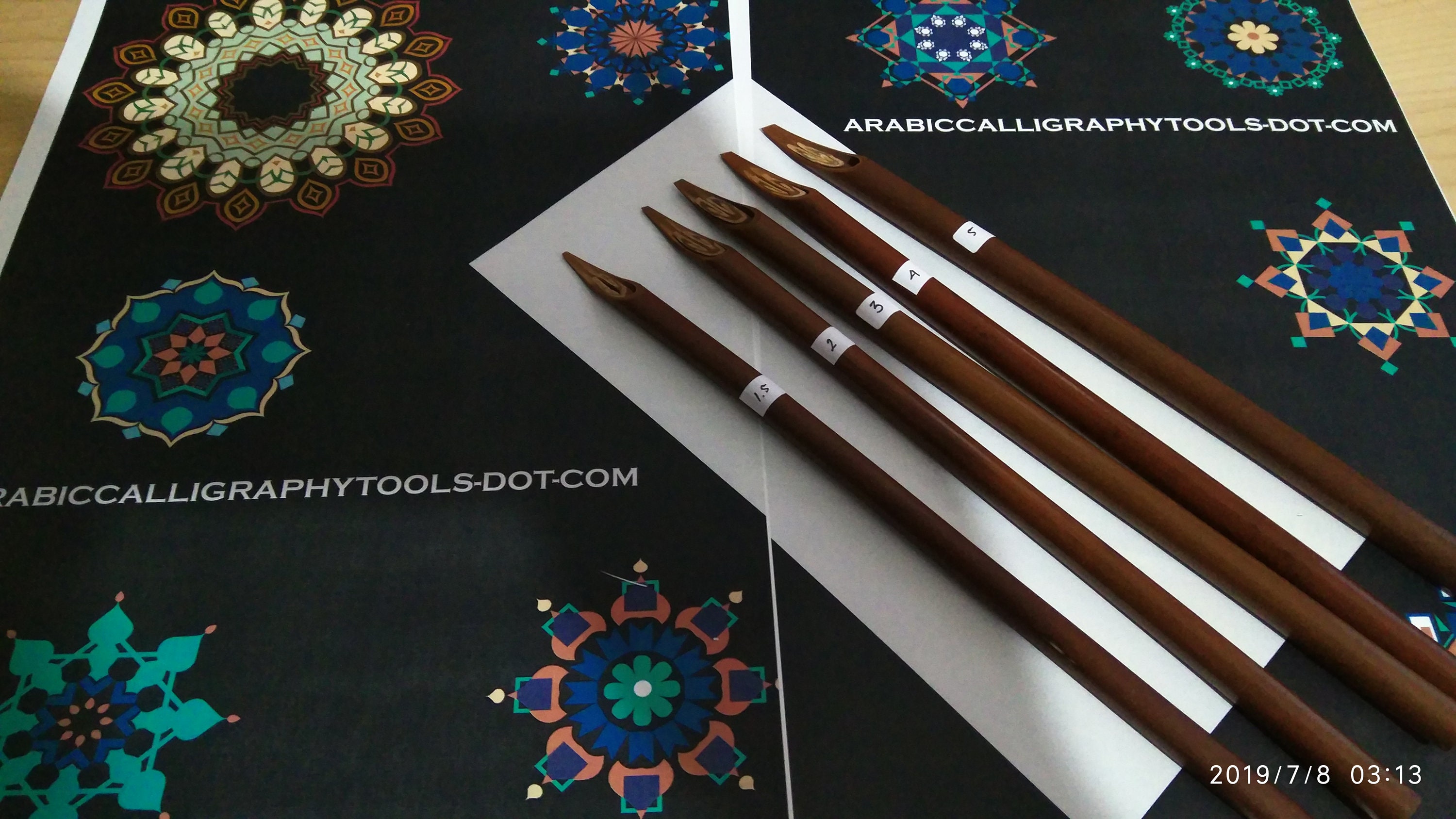 Arabic Calligraphy Reed Pen Qalam Kalam Bamboo-handam Urdu Farsi HANDAM ...
