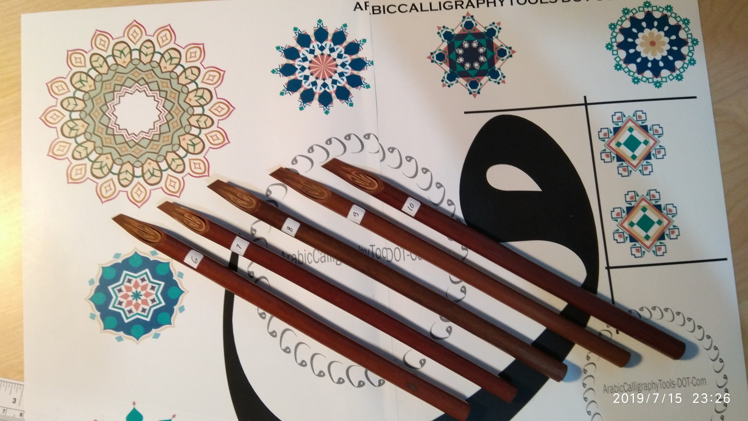 Arabic Calligraphy Reed Pen Qalam Kalam Bamboo-handam Urdu Farsi HANDAM ...