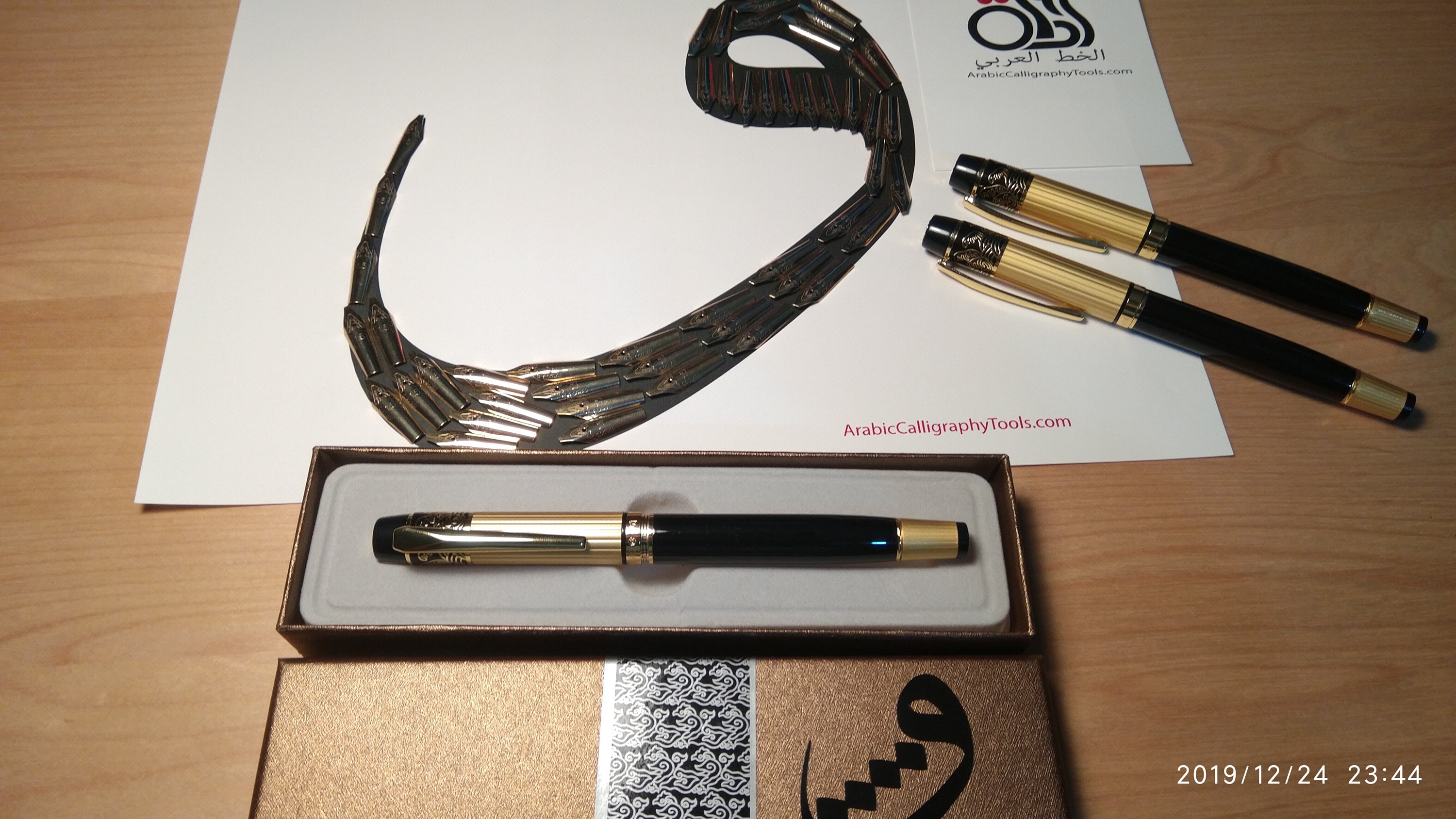 Jinhao Fountain Pen Qalam With Left Oblique Nib for Arabic, Farsi ...