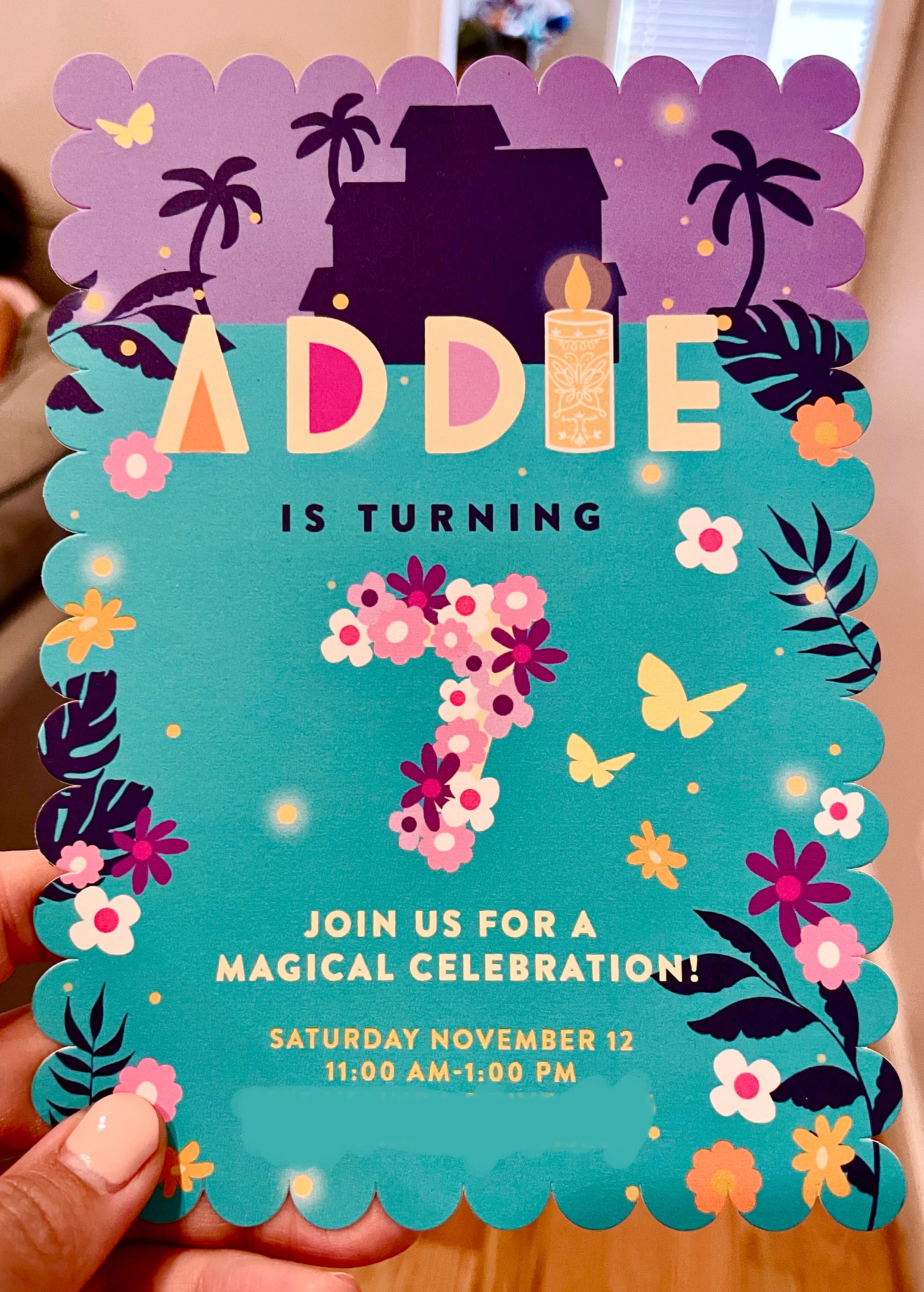 Modern Encanto Birthday Invitation, Floral Encanto Party Invite ...